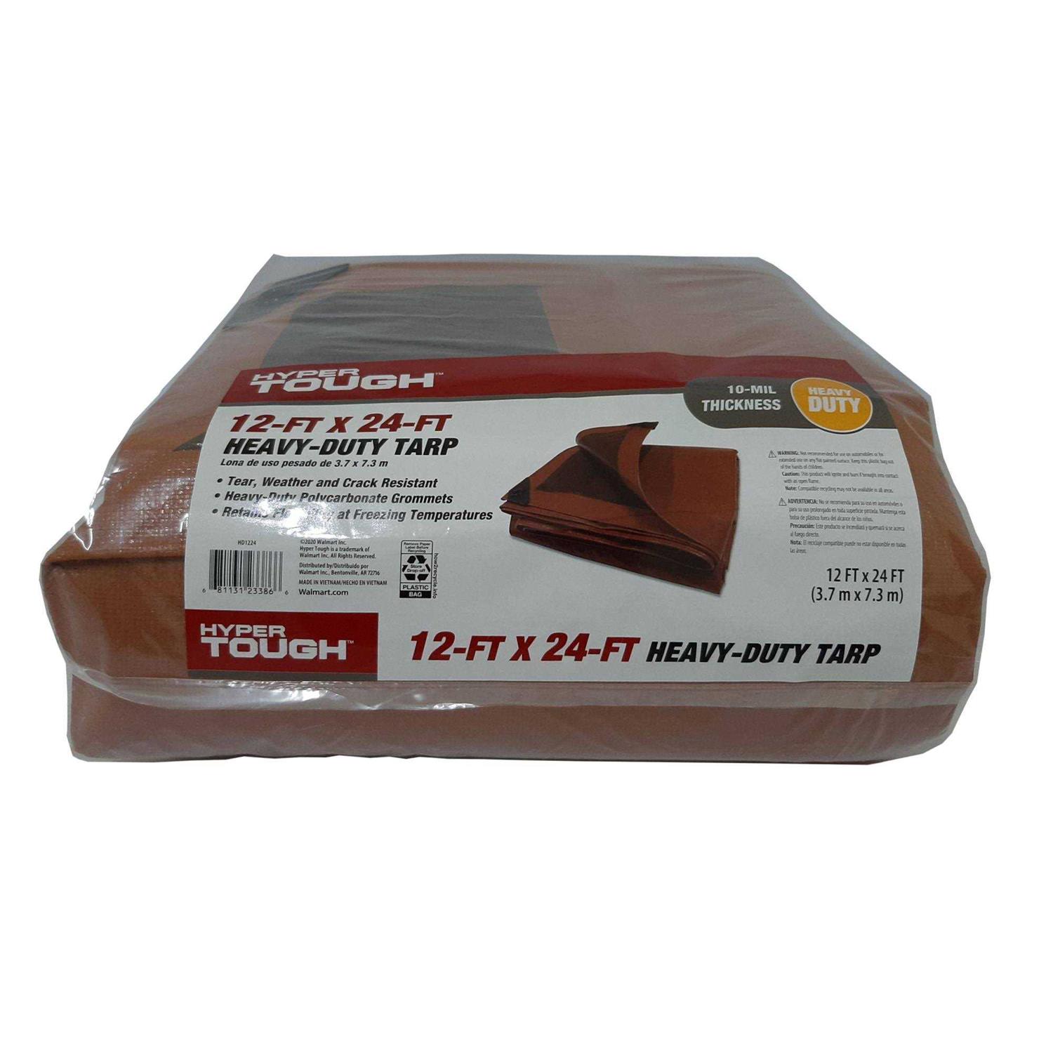 Hyper Tough Weather Resistant Duty Polyethylene Tarp - Hardware&Tools ...