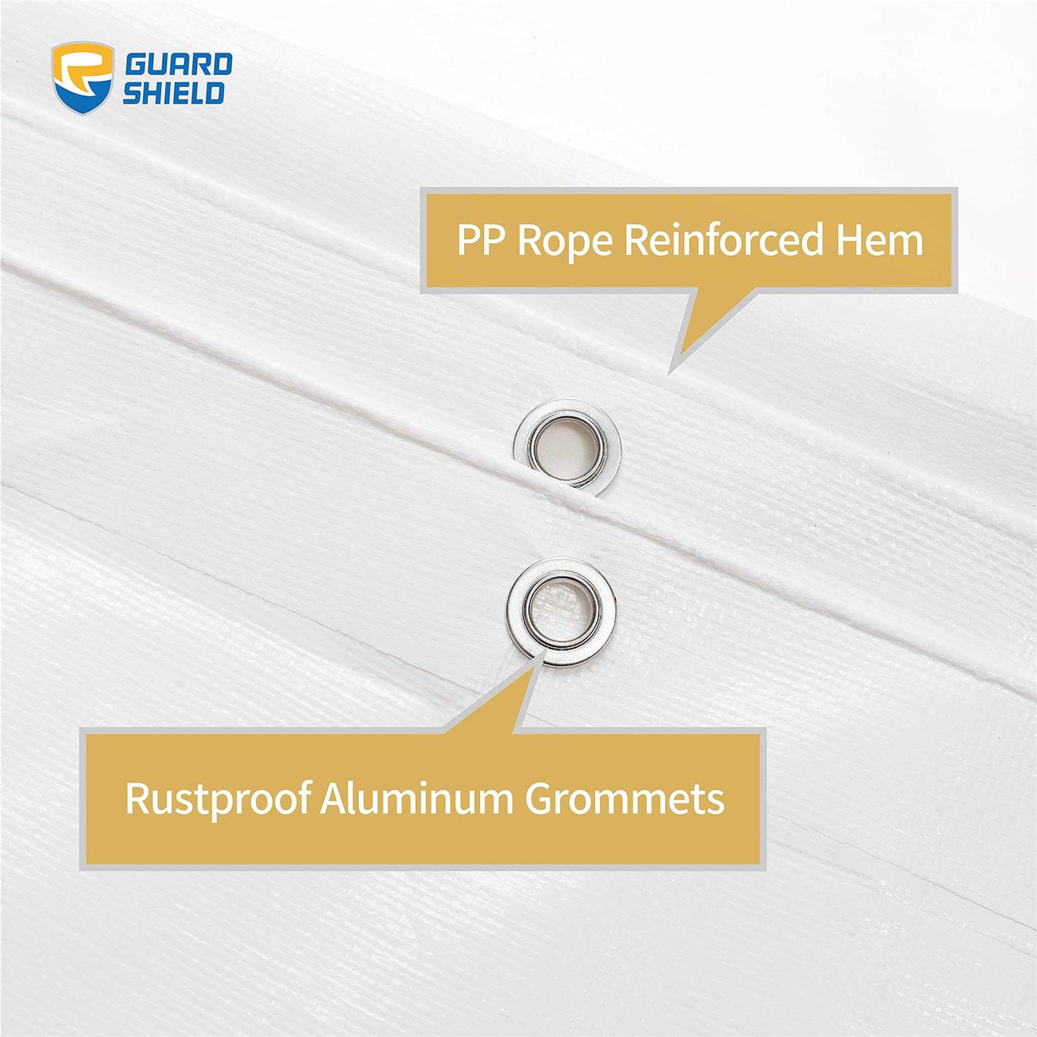 Guard Shield Tarp Multi Purpose Waterproof Poly Tarp Cover - Hardware ...