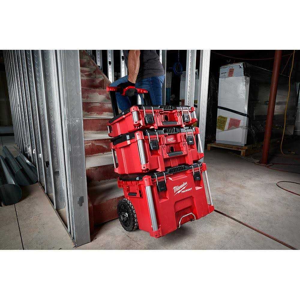 Milwaukee 22 in. Packout Modular Tool Box Storage System - Hardware ...