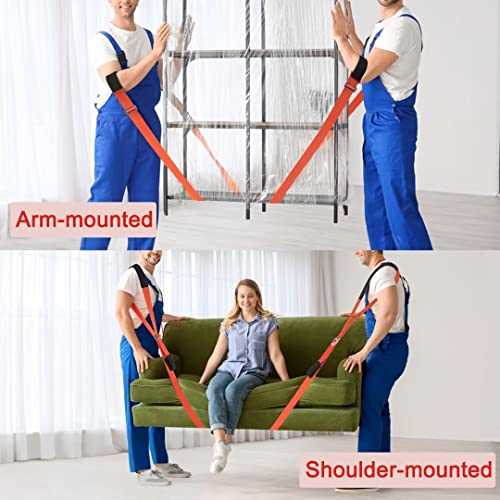 Moving Straps, Lifting Straps for Moving Furniture, 2-Person Shoulder ...