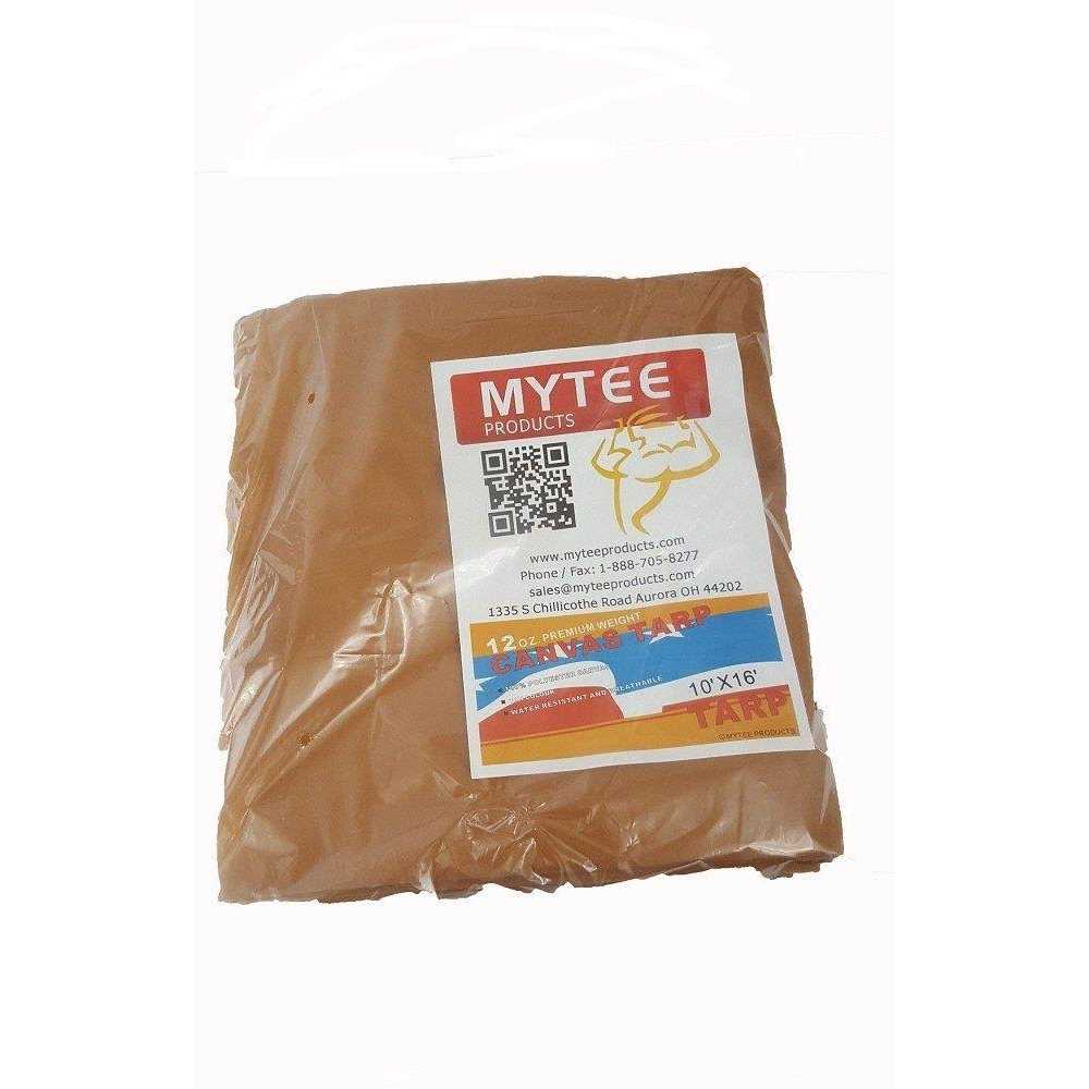 Mytee Products Tan Canvas Tarp 12oz Heavy Duty Water Resistant - Hardware&Tools Online Store