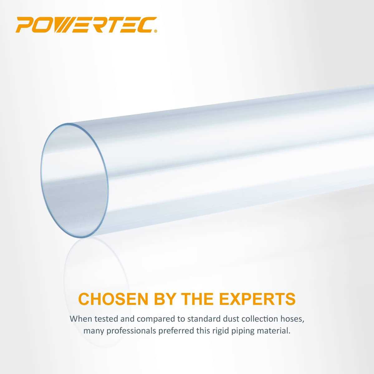 POWERTEC 70176V Clear PVC Pipe 2-1/2 x 36 Long - Hardware&Tools Online ...