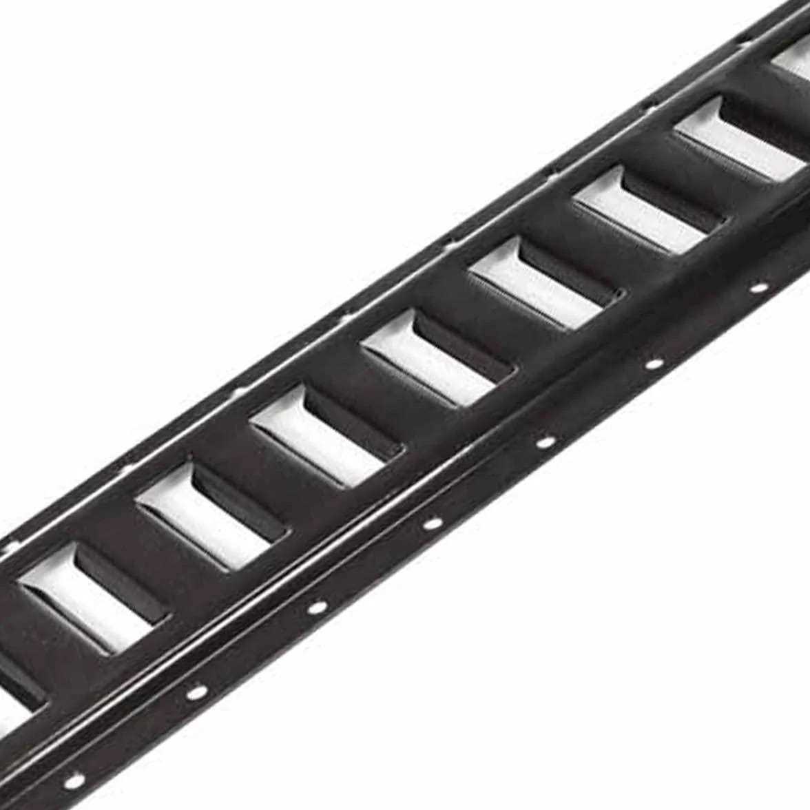Dc Cargo Etrack Rails 8' Horizontal Black Powder Coated E Track Rail ...