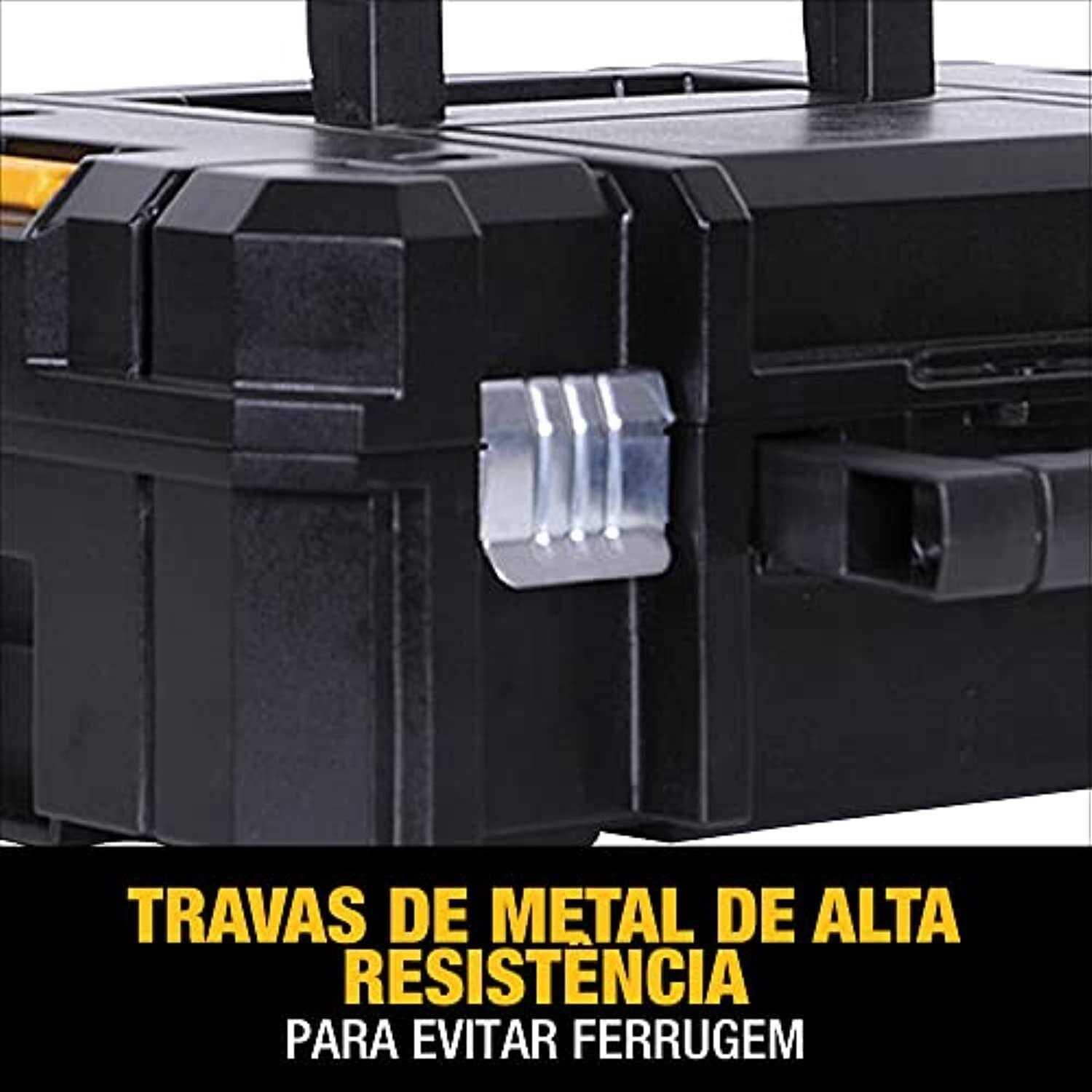 Dewalt Tstak II Flat Top Tool Box, Black - Hardware&Tools Online Store