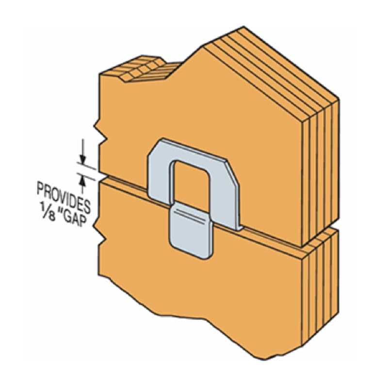Simpson Strong-Tie 1/2 In. Plywood Sheathing Clip PSCL 1/2-R50 ...