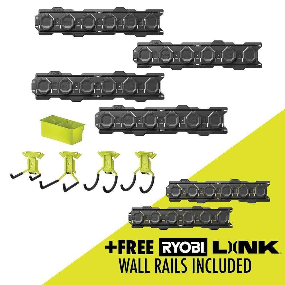RYOBI LINK 7-Piece Wall Storage Kit - Hardware&Tools Online Store