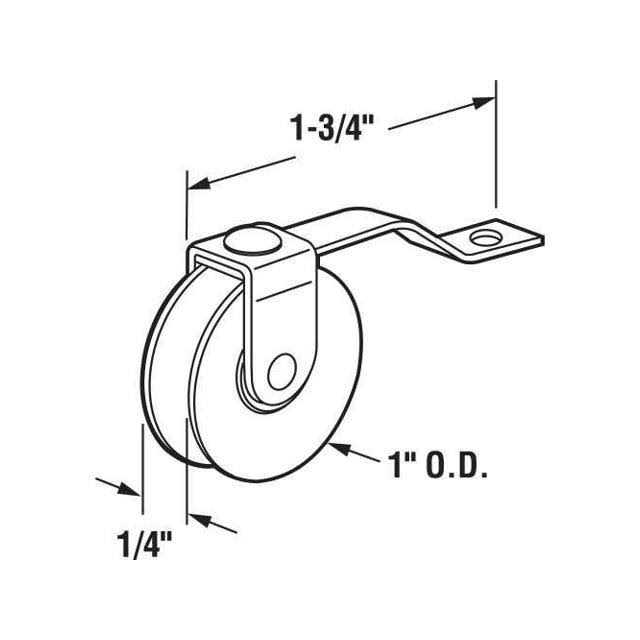 Prime Line Sliding Screen Door Spring Tension Roller B 638 - Hardware ...