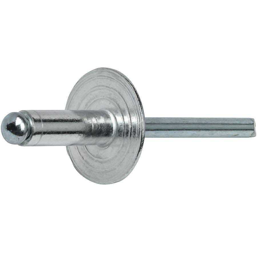 Fastenere.com Large Flange Pop Rivets 3/16 x 1 Aluminum Body Steel ...