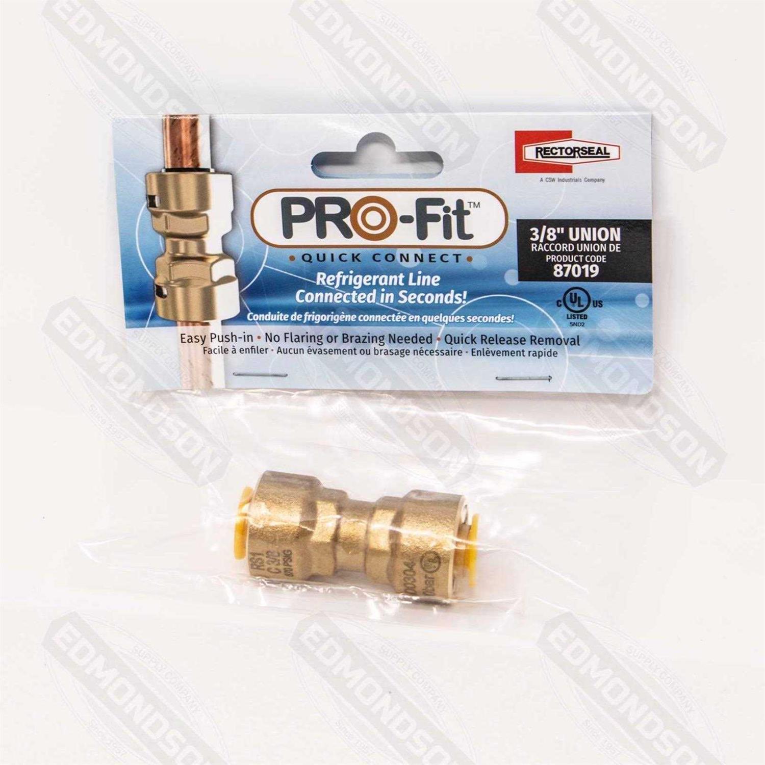 Rectorseal PRO-Fit Quick Connect Union - Hardware&Tools Online Store