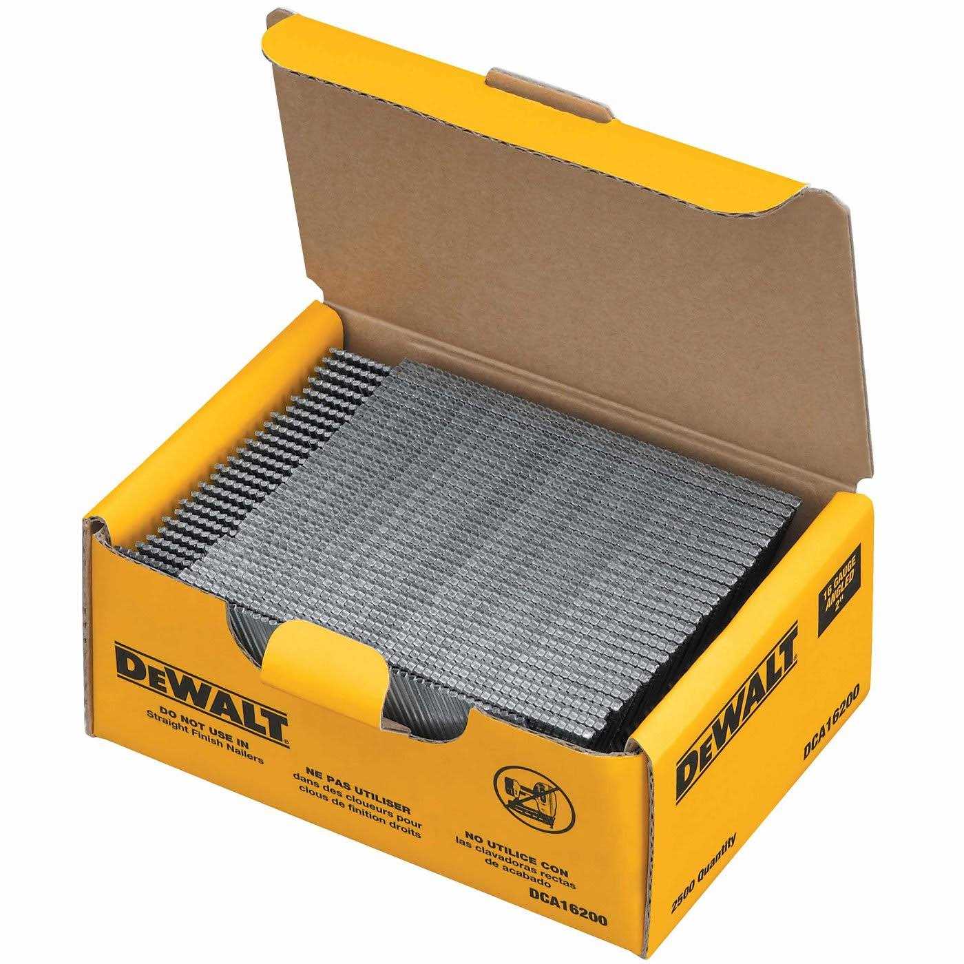 DeWalt DCA16200 16 Gauge Angled Finish Nails - Hardware&Tools Online Store