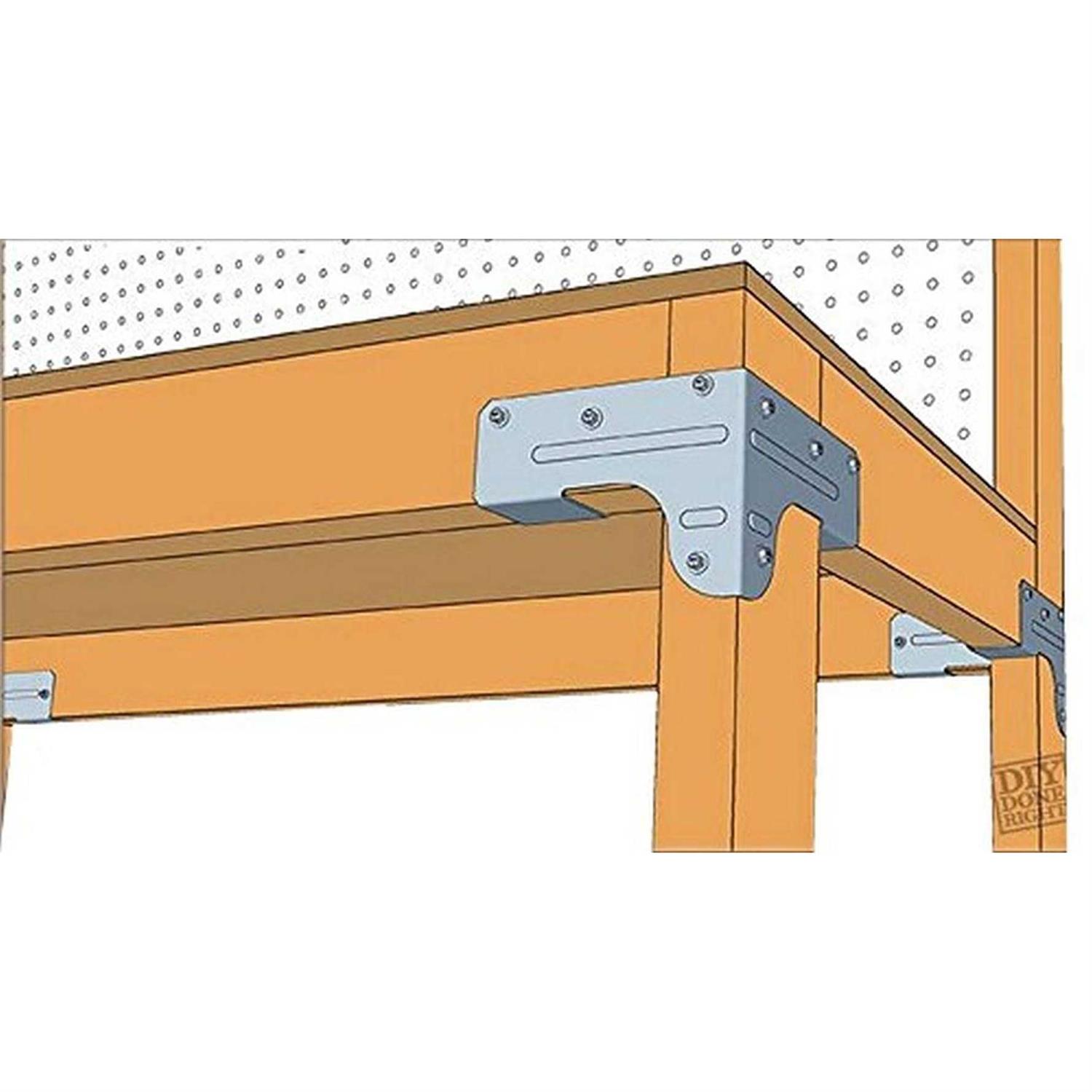 Simpson Strong-Tie Simpson WBSK Workbench & Shelving Hardware Kit ...