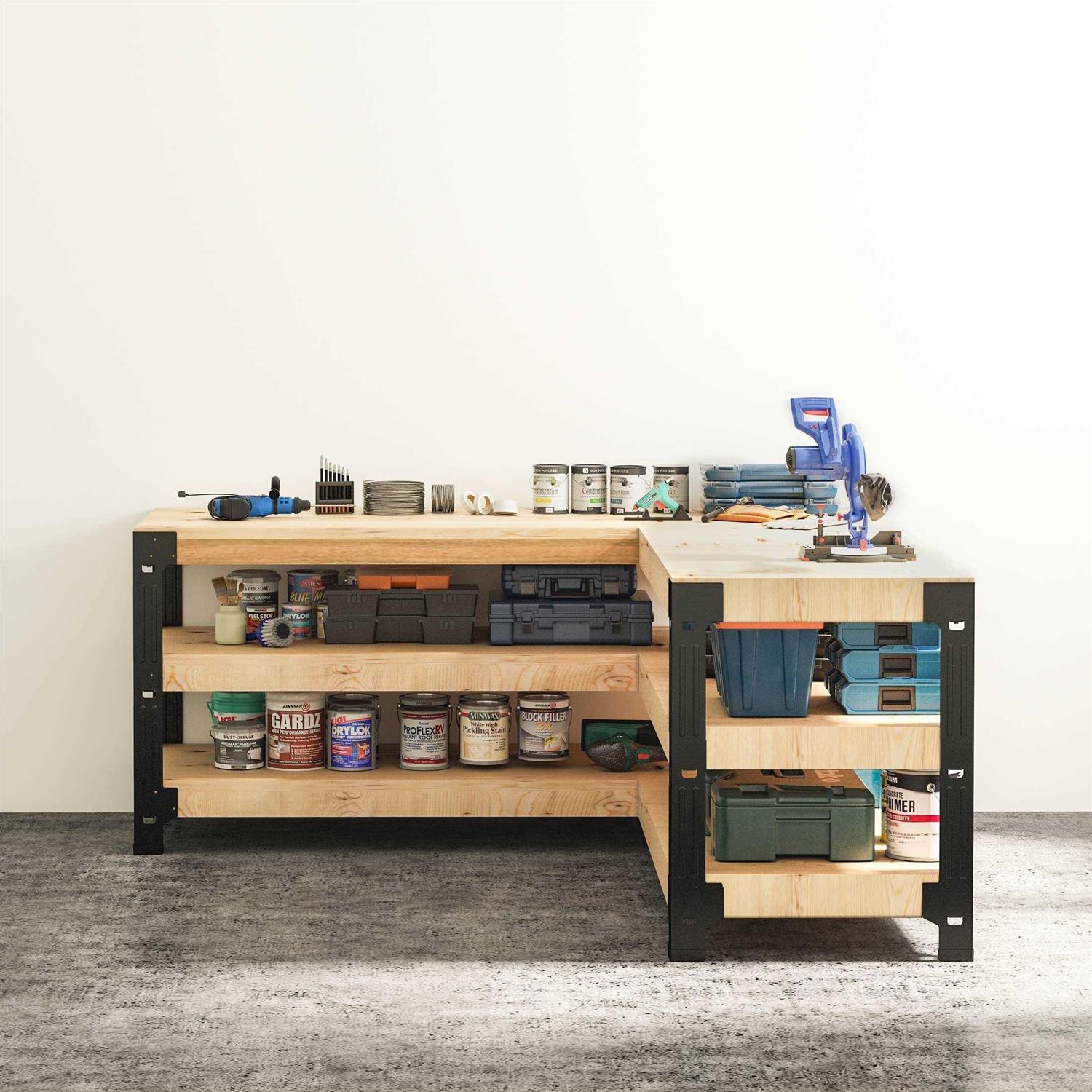 FLEXIMOUNTS Steel Workbench Kit 5 Legs Shaped - Hardware&Tools Online Store