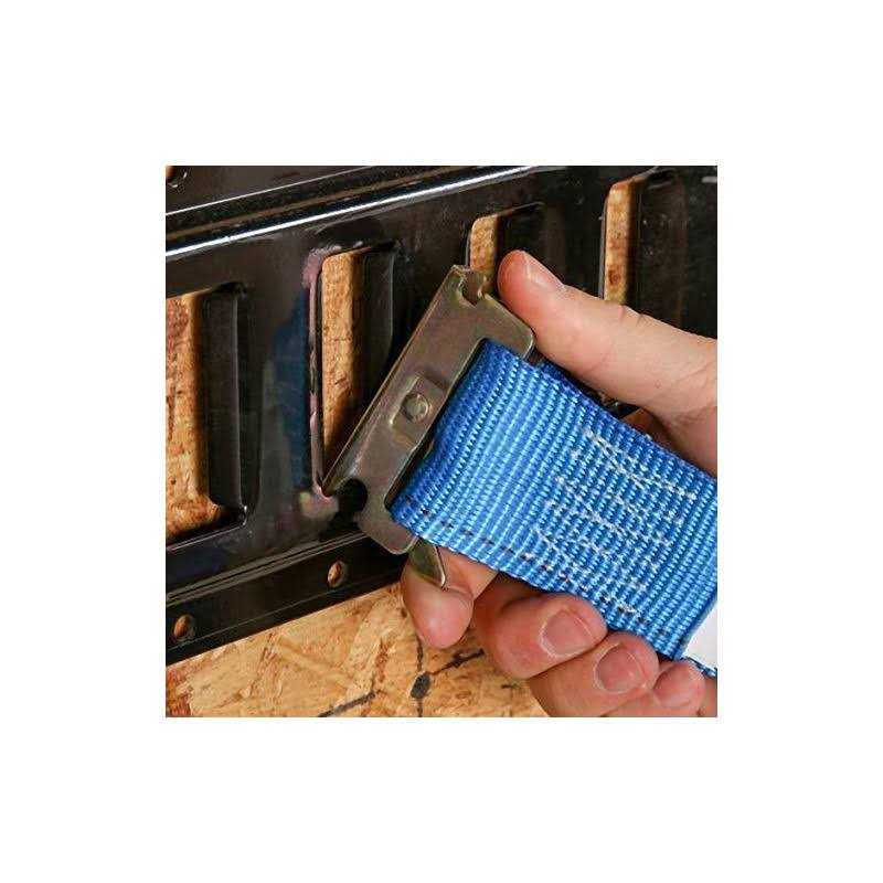 DC Cargo Mall Two 5' E Track Tie-Down Rail Powder-Coated Steel ETrack ...