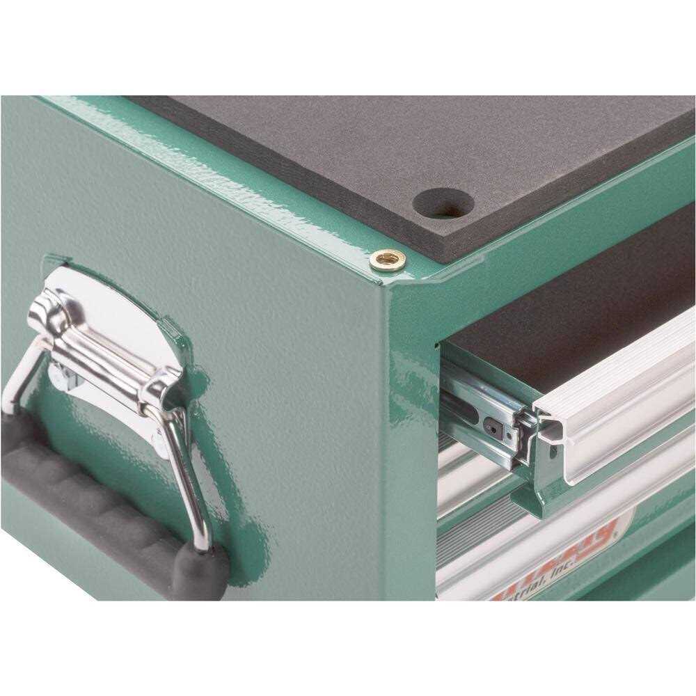 Grizzly 3-Drawer Middle Tool Chest with Ball Bearing Slides - Hardware ...