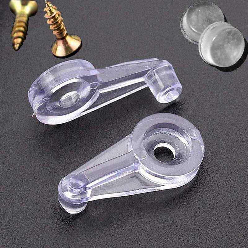 Hydanle Cabinet Door Glass Retainer Clips Kit - Hardware&Tools Online Store