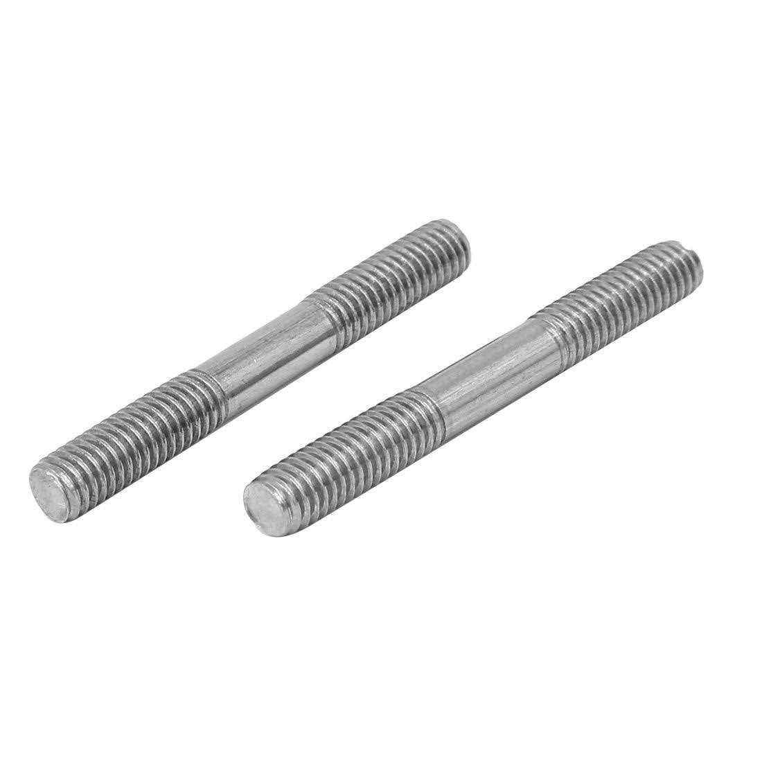 Harfington 304 Stainless Steel Double End Threaded Stud Screw Bolt ...