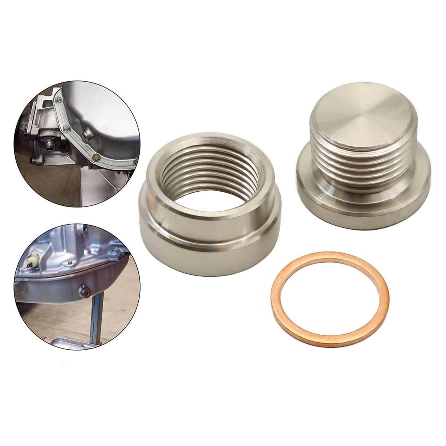Fzjdsd 12mm Kit Steel Bung & Steel Plug+washer Transmission sump drain ...