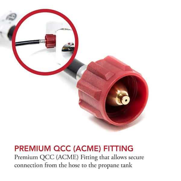 Gas ONE Propane Hose Adapter 1lb to 20 lb Converter 4ft - Hardware ...