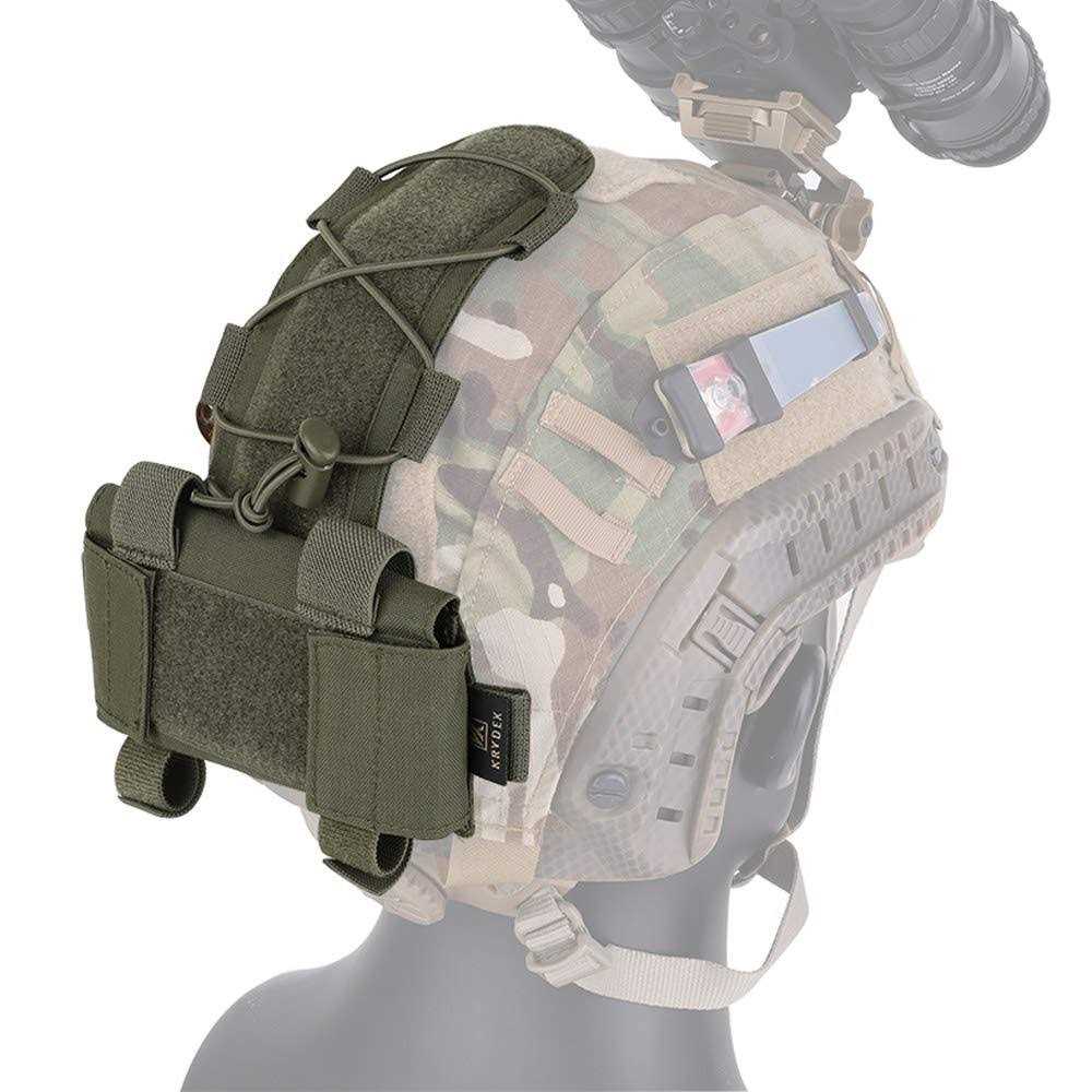 KRYDEX Tactical Helmet Battery Pouch Counterweight Pouch MK1 Helmet ...