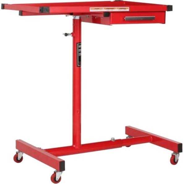 Heavy Duty Adjustable Work Table with Drawer 8019 Sunex - Hardware ...
