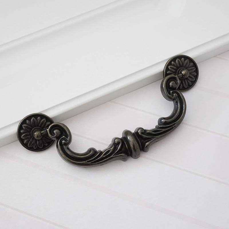 LBFEEL Large Drop Drawer Pull Handle 6 Centers Swing Dresser Pulls ...