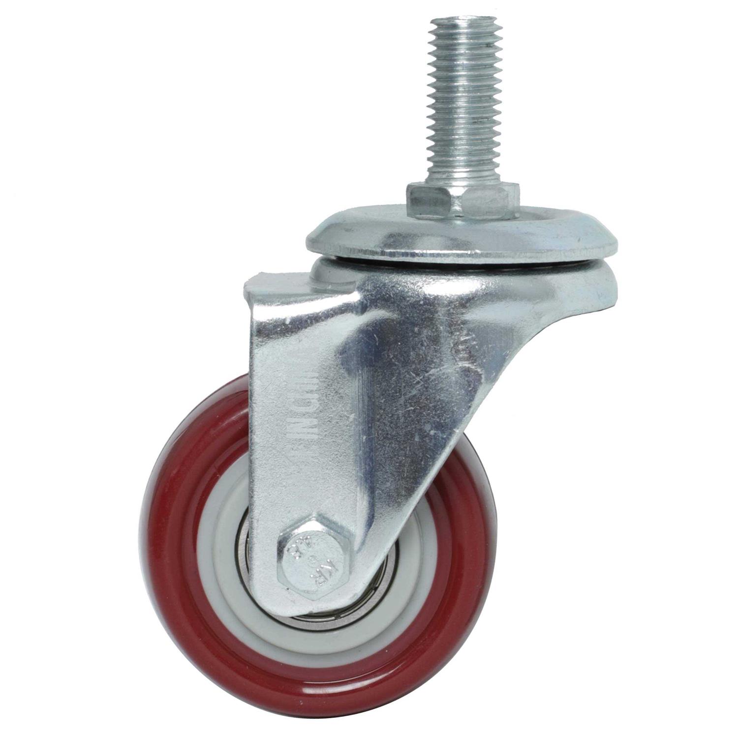 Finnhomy Swivel Caster Wheels 2 Inch Heavy Duty Threaded Stem Casters 1 ...