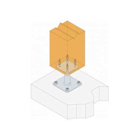Simpson Strong-Tie APB 100/150 adjustable raised base - Hardware&Tools ...