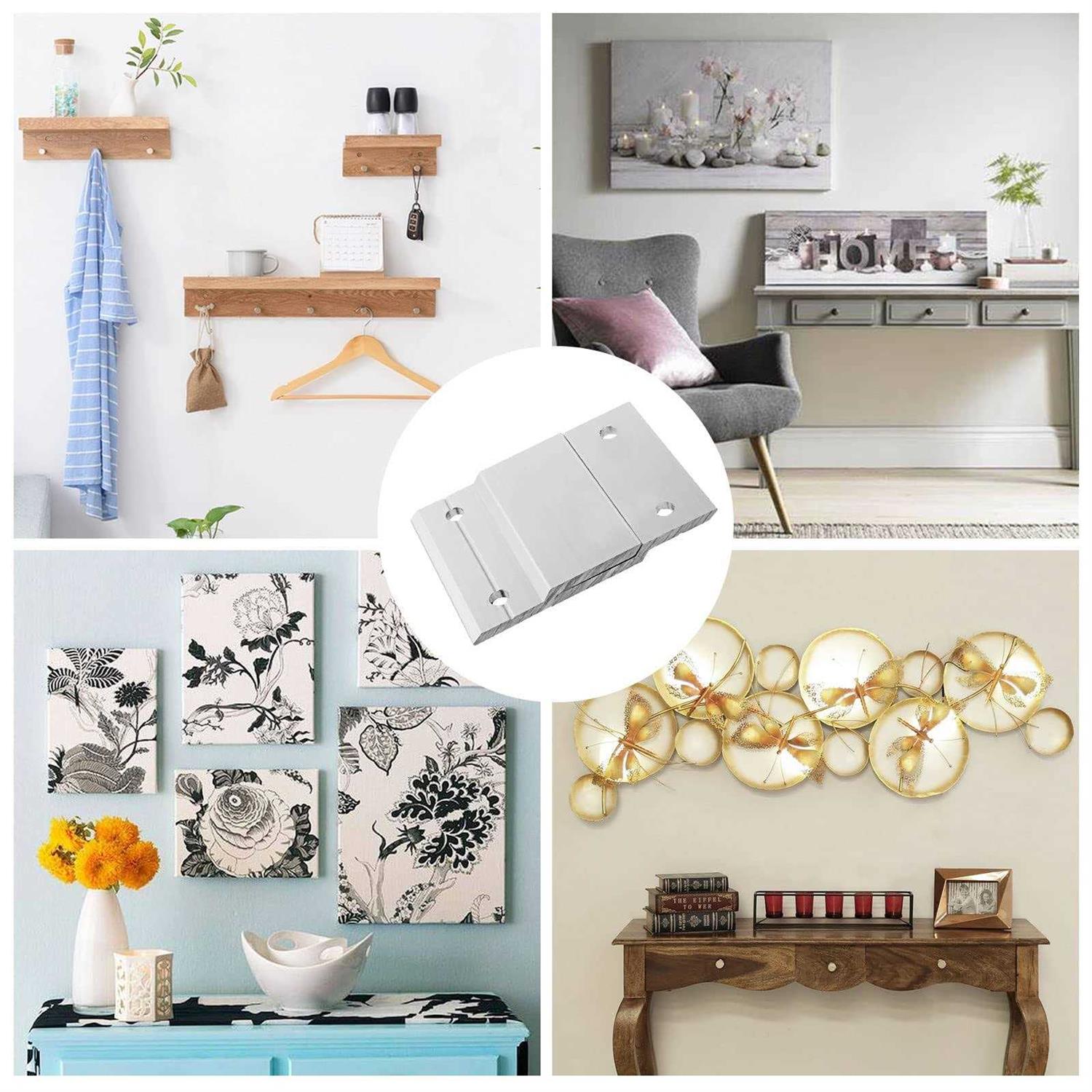 FVIEXE French Cleat Hanger Heavy Duty Metal Picture Hanger Z Bar Hanger ...