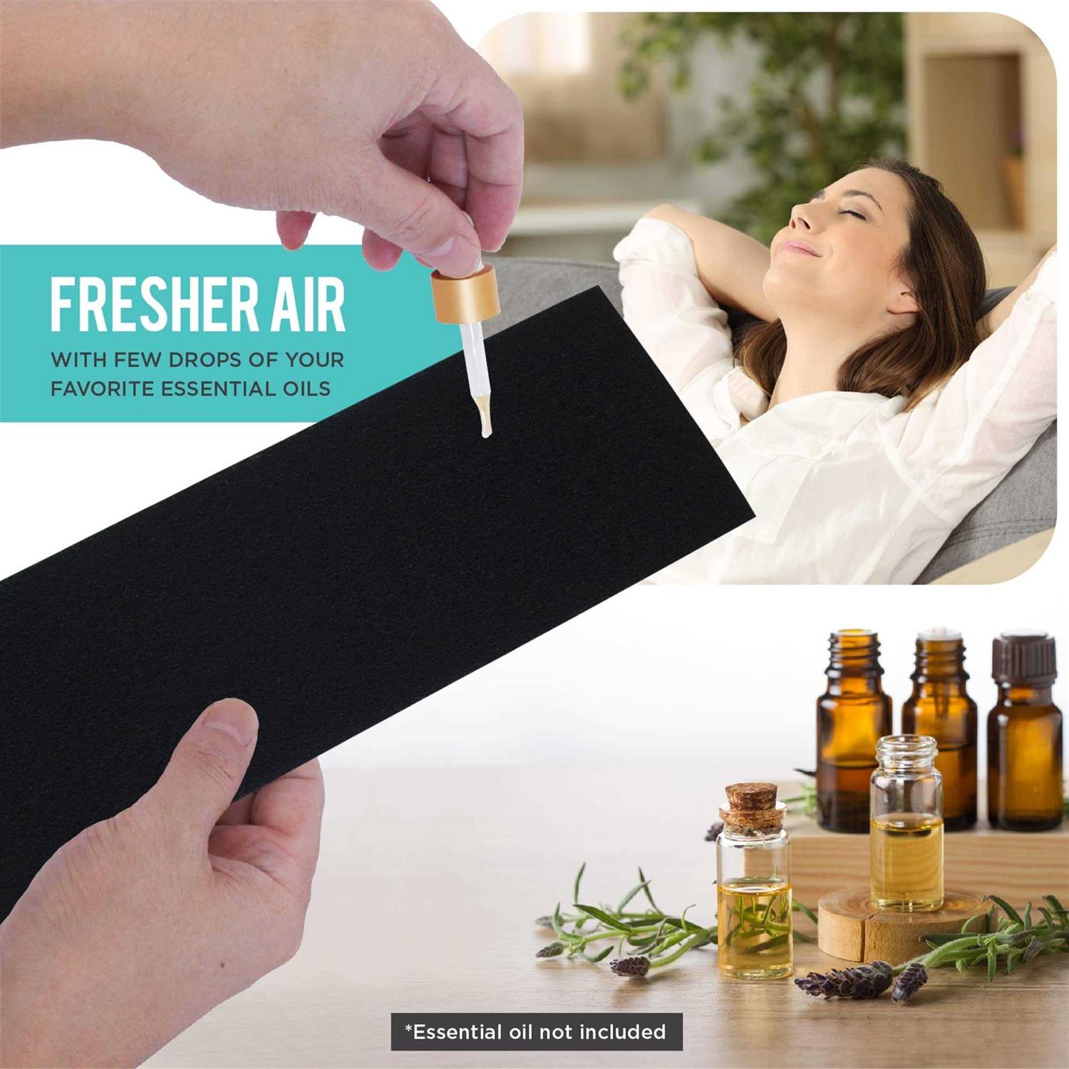 LUXOTON Activated Carbon Air Vent Filters for Home 40 Pieces 4 x 10 ...