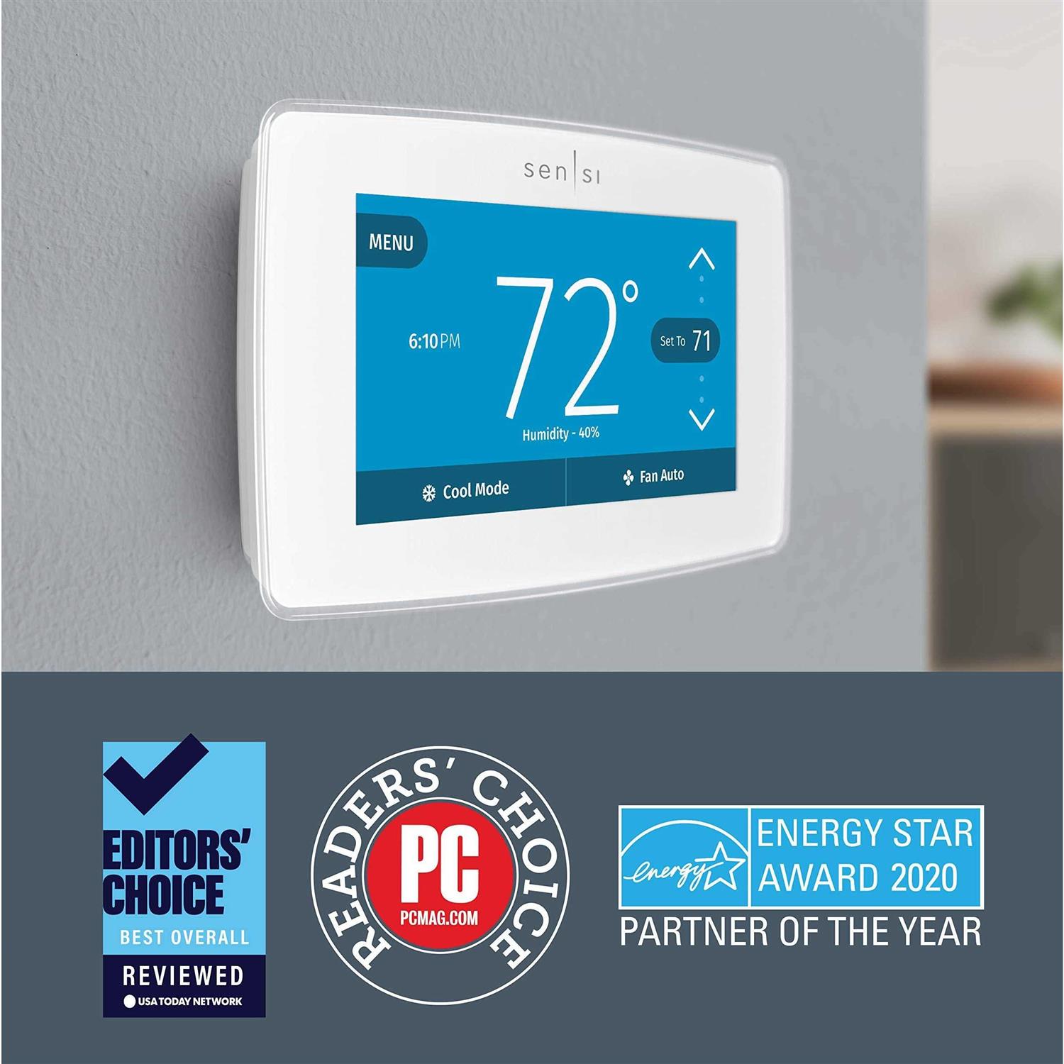 Emerson Sensi Touch Wi-Fi Smart Thermostat with Touchscreen - Hardware&Tools Online Store