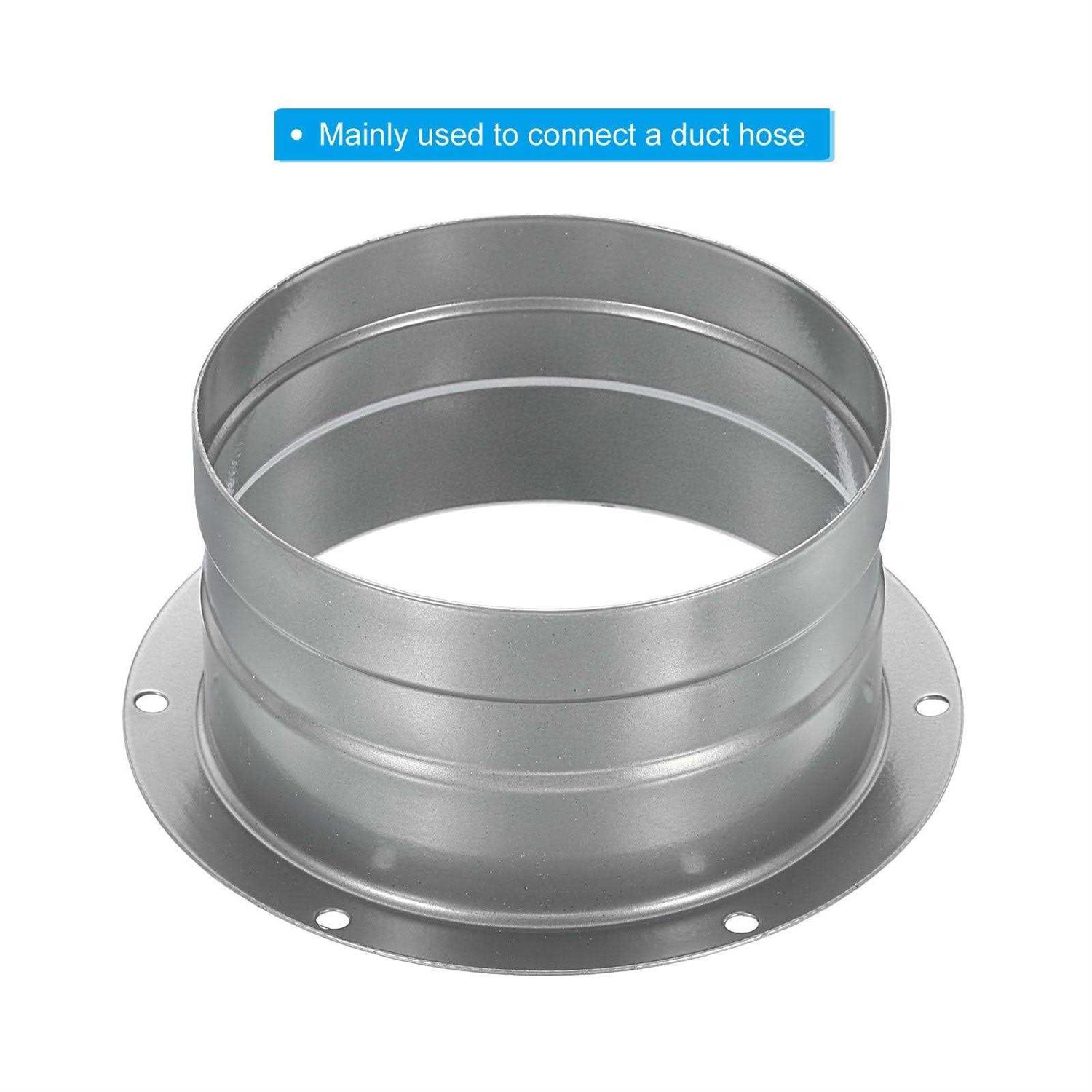 Harfington Duct Connector Flange Metal Straight Pipe Exhaust Hose ...