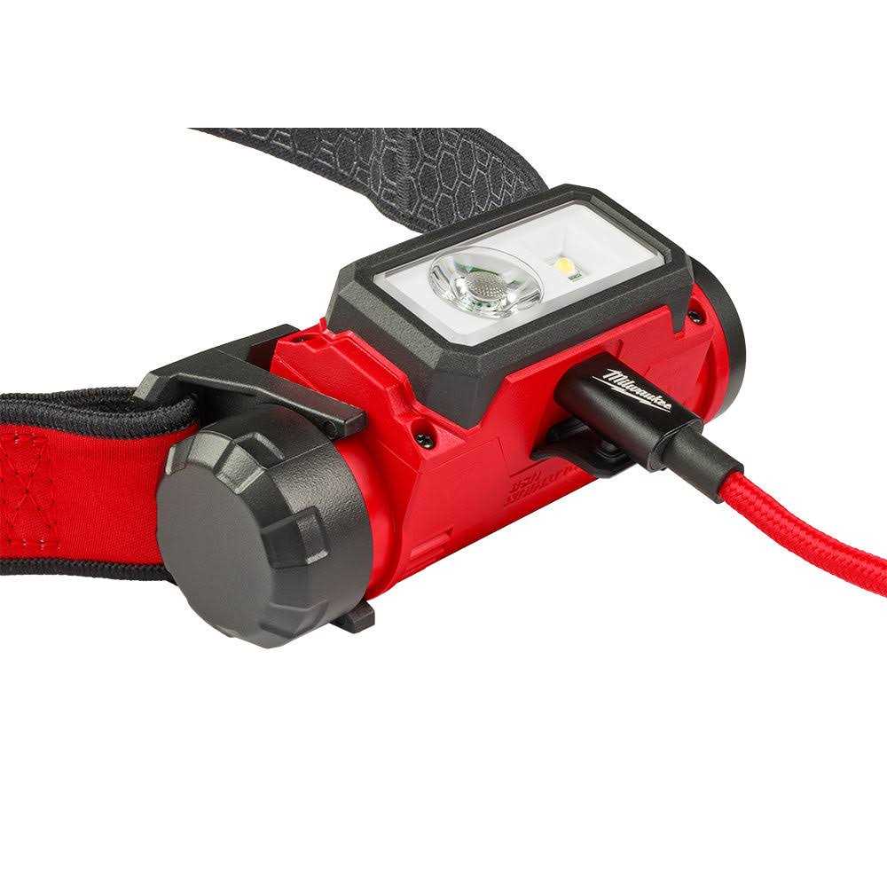 Milwaukee REDLITHIUM USB Hard Hat Headlamp 2163-21 - Hardware&Tools ...