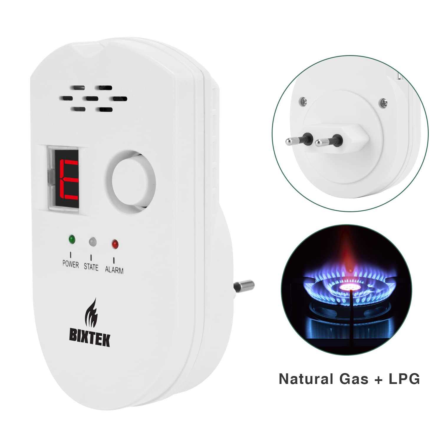 Natural Gas Leak Detector for Home LPG Methane Propane Butane City ...