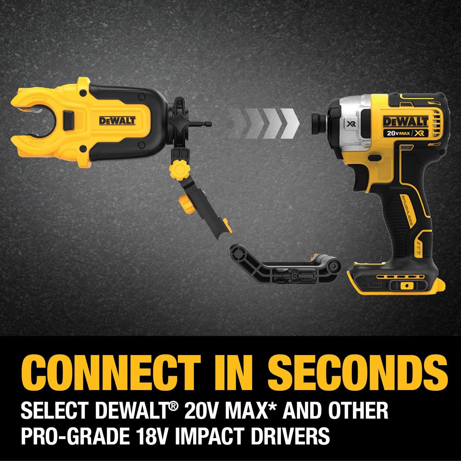 DEWALT DWACPRIR Impact CONNECT Copper Pipe Cutter Attachment - Hardware ...