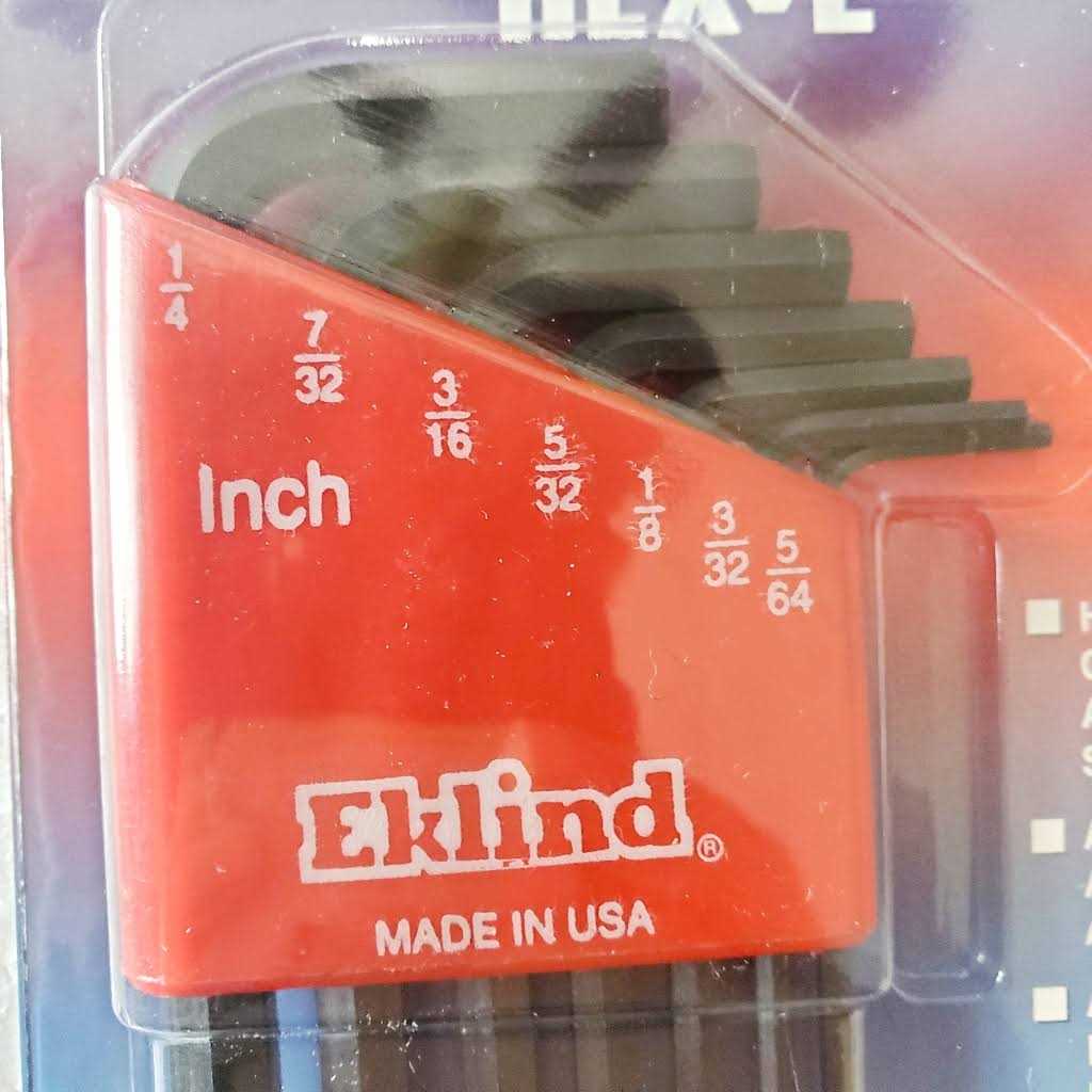 Eklind Short Arm Hex-L Key Set - Hardware&Tools Online Store