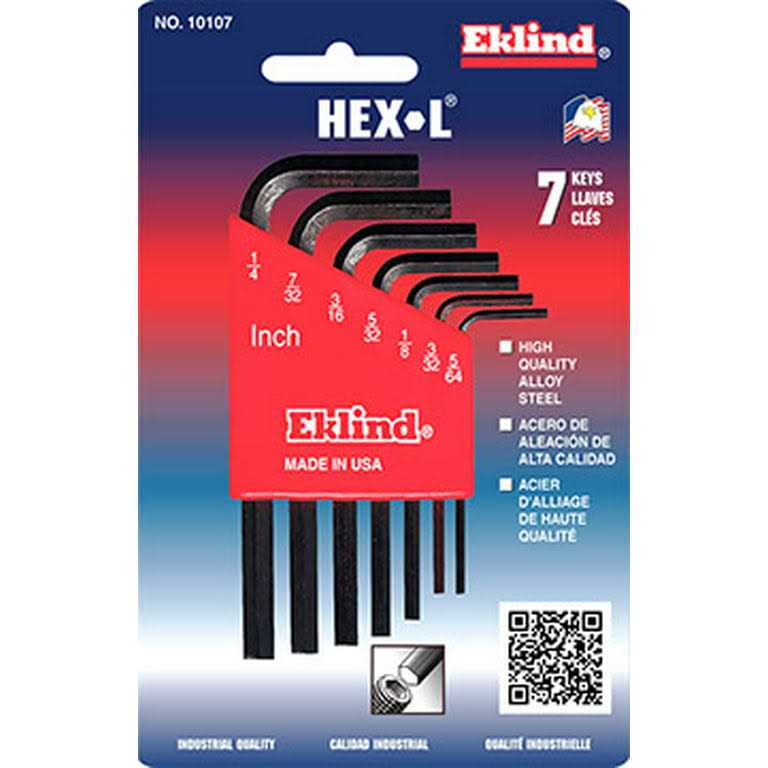 Eklind Short Arm Hex-L Key Set - Hardware&Tools Online Store