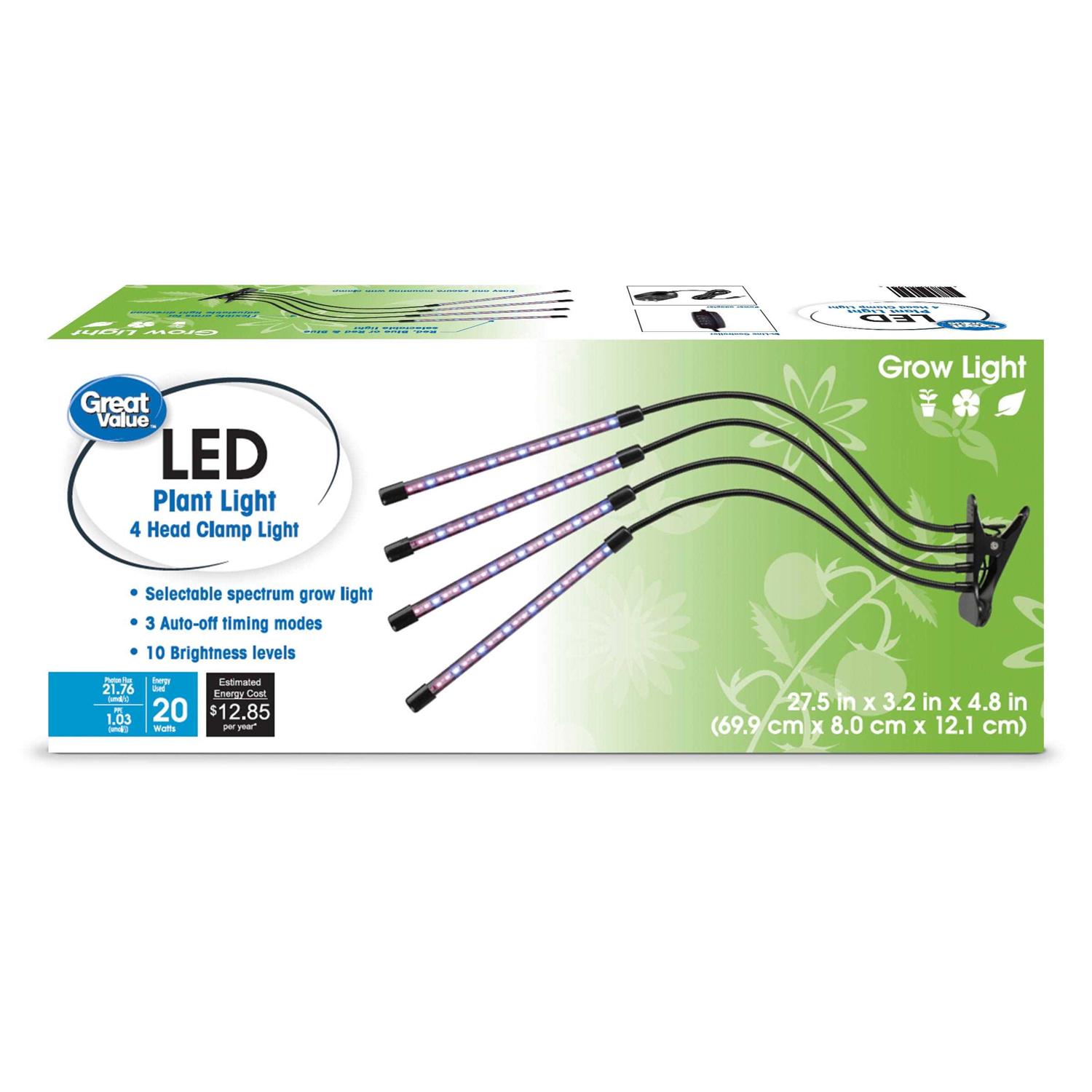 Great Value Head Clamp Plant Grow Led Light - Hardware&Tools Online Store