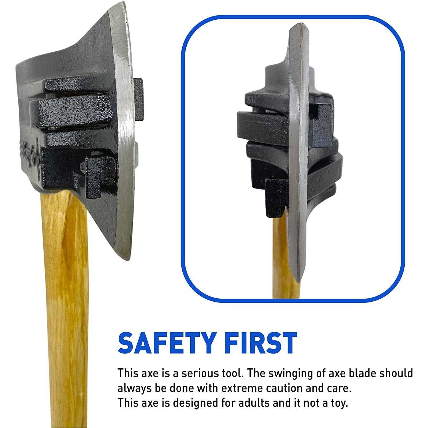 Chopper Wooden Axe # 1 Splitting Maul Axe Powerful Log Splitting Action ...