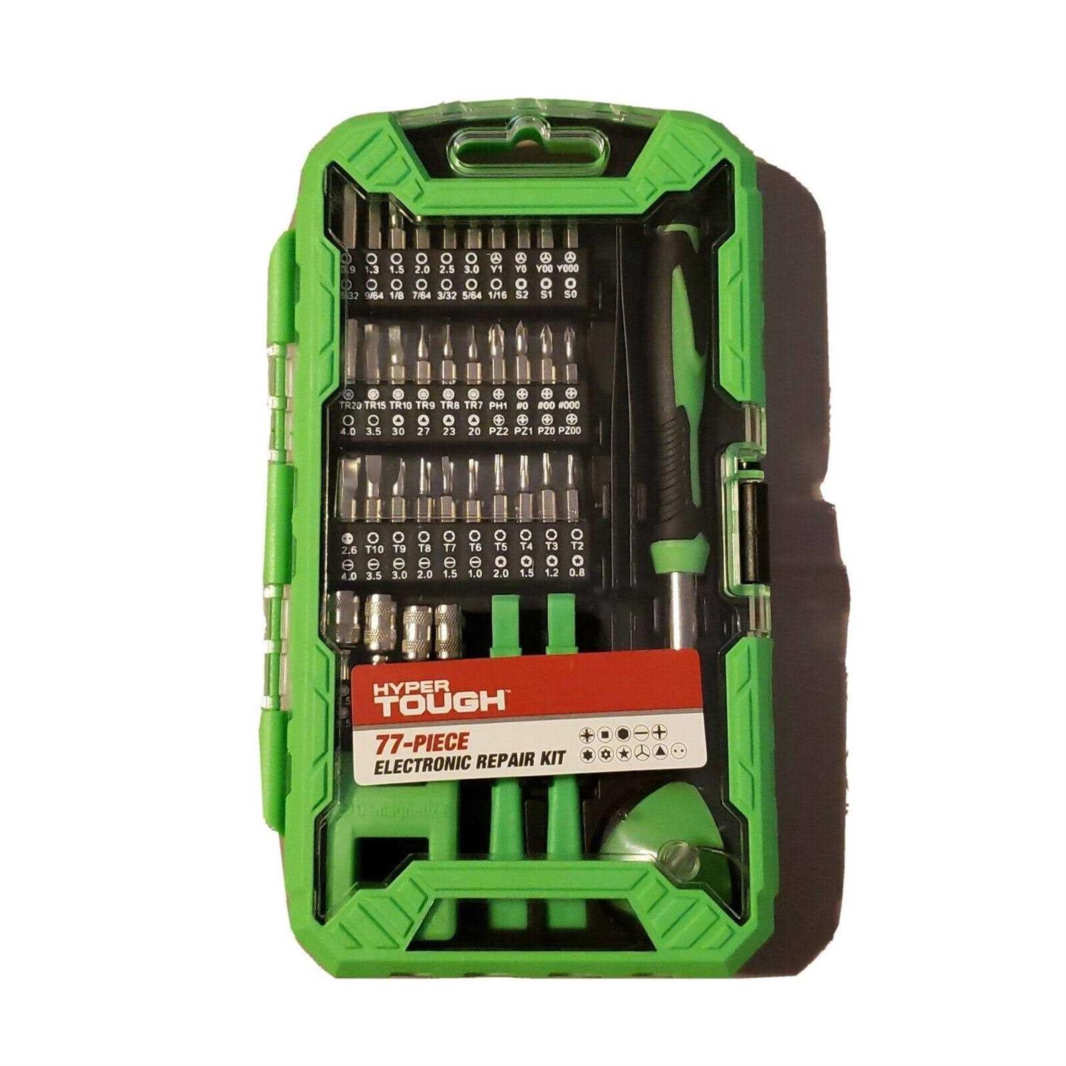 Hyper Tough 77 Piece Electronic Smart Phone Repair Kit - Hardware&Tools ...