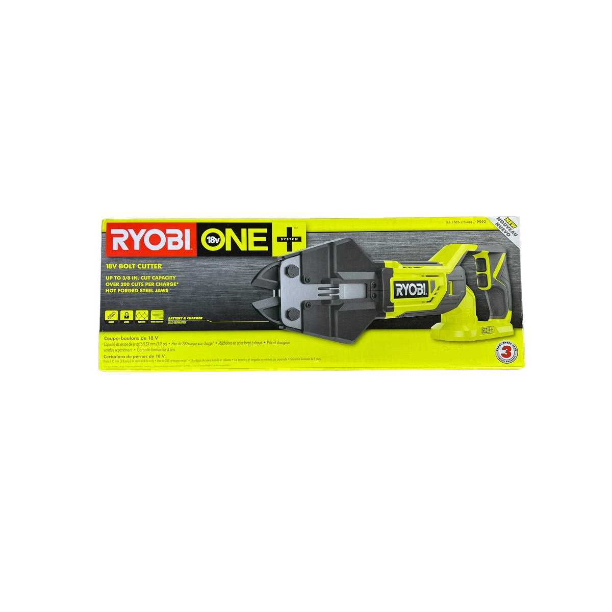 RYOBI ONE+ 18V Cordless Bolt Cutters - Hardware&Tools Online Store