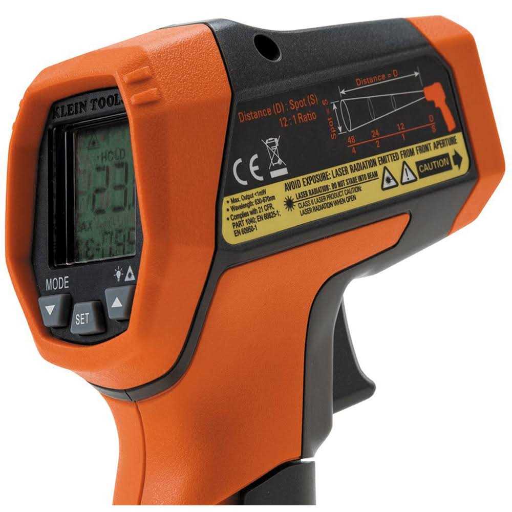 Dual Laser Infrared Thermometer Klein Tools IR5 - Hardware&Tools Online ...