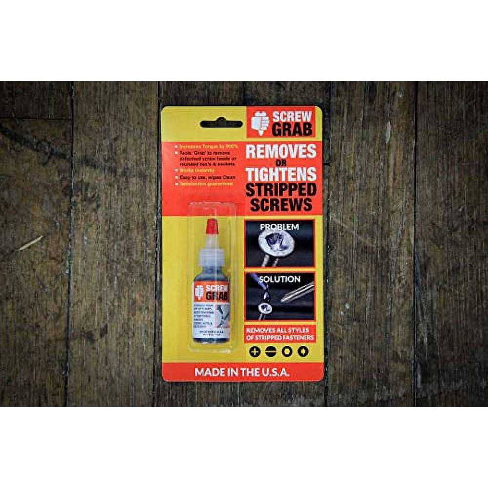 Solder-It Screw Grab Quick-Dry Liquid Paste Stripped Screw Remover ...