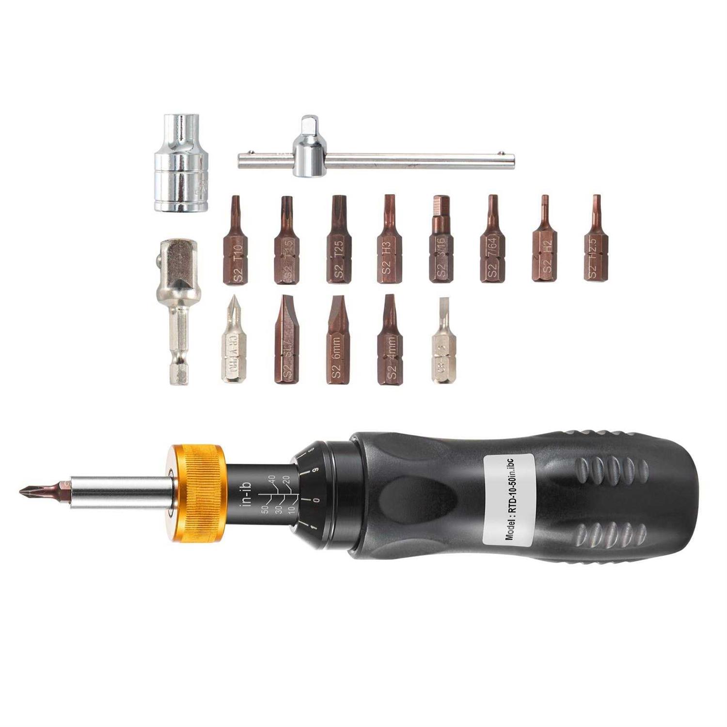VEVOR Torque Screwdriver 1/4 Drive Screwdriver Torque Wrench Torque ...
