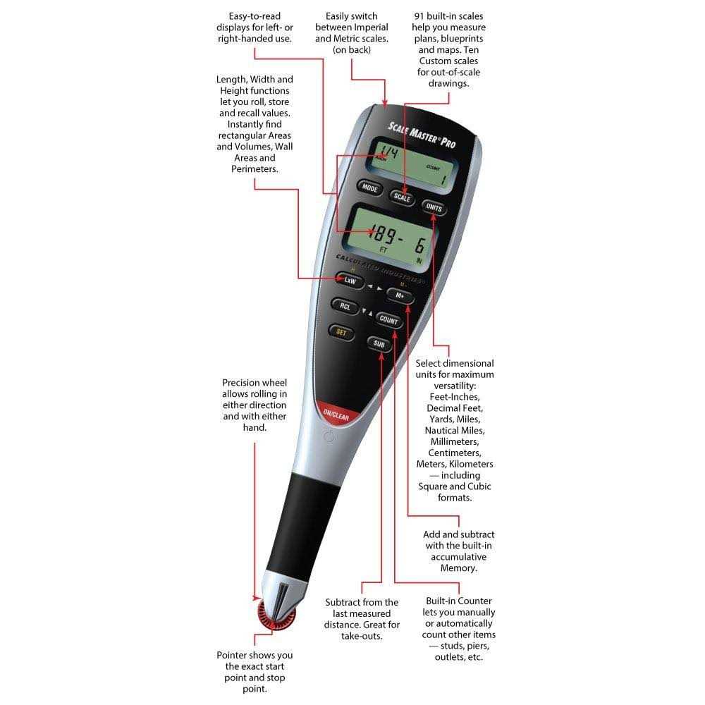 Calculated Industries 6025 Scale Master Pro - Hardware&Tools Online Store