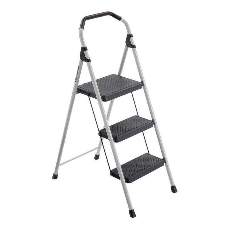 Gorilla Ladders 3-Step Compact Steel Step Stool with 225 lb. Load ...