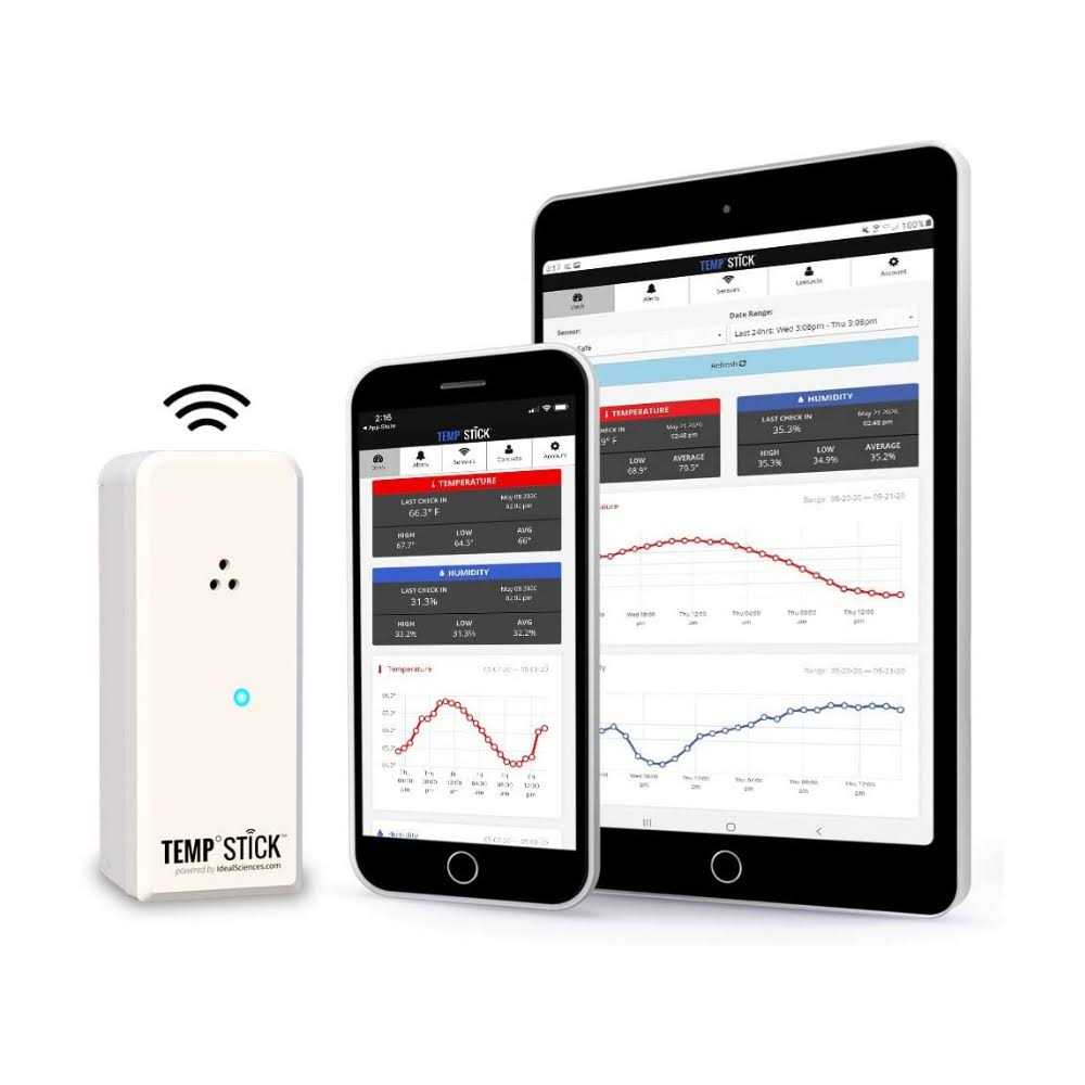 Temp Stick Wireless Remote WiFi Temperature & Humidity Sensor. No ...