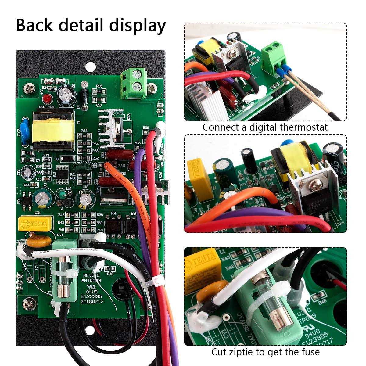 Digital Pro Controller for Traeger Grill Replacement Parts with Meat ...