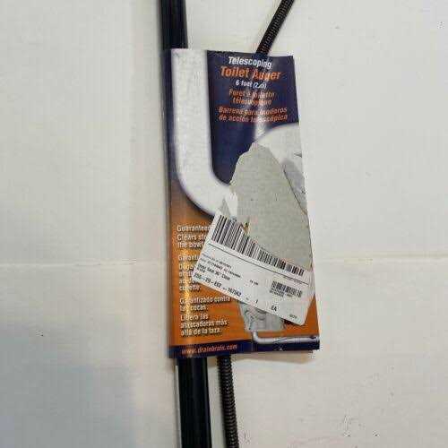 General Wire I-T6FL-DH 6' Teletube Flexicore Closet Auger with Down ...