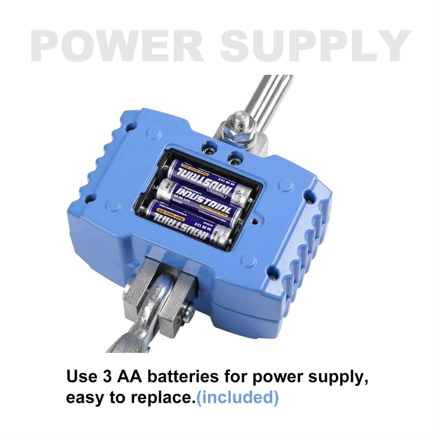 Reshy Digital Crane Scale 2200lb1000kg Digital Hanging Scale Industri ...