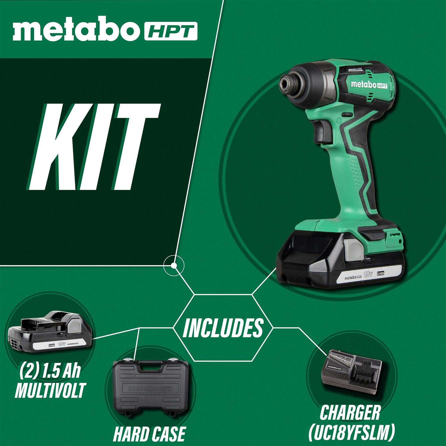 Metabo HPT WH18DDXM 18V Sub-Compact Impact Driver - Hardware&Tools ...